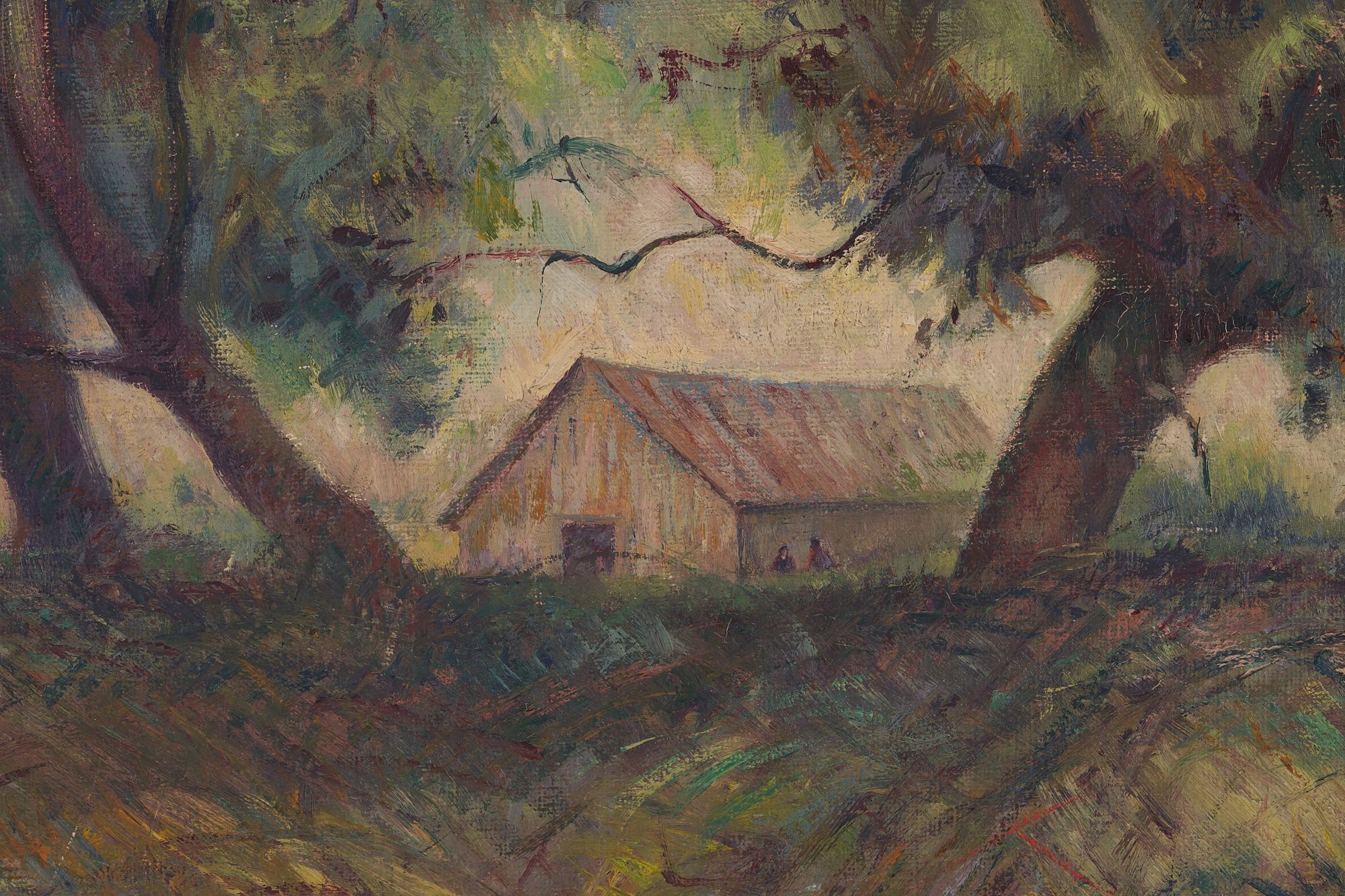Paul Matthew Scott | Paul Matthew Scott O/C Landscape (Circa 1940s ...