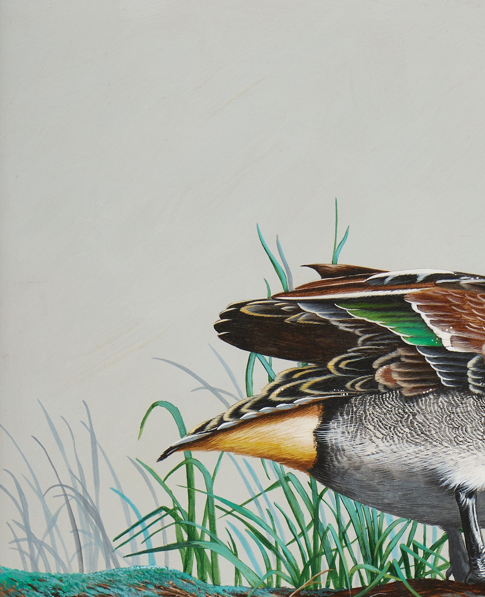 Phillip Crowe | Phillip Crowe Acrylic painting of a Mallard Duck (1990 ...