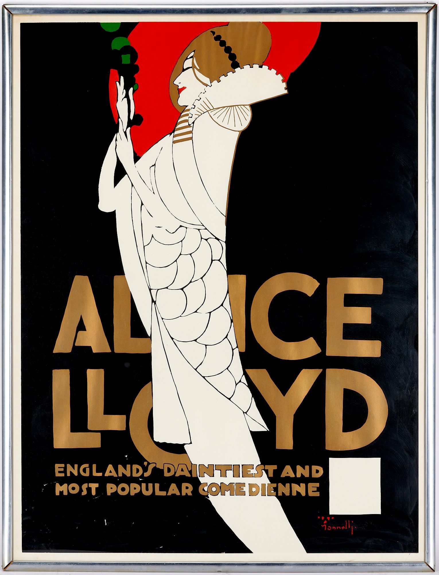 Alfonso Iannelli | 2 Alfonso Iannelli Art Deco Theatre Posters, Alice ...