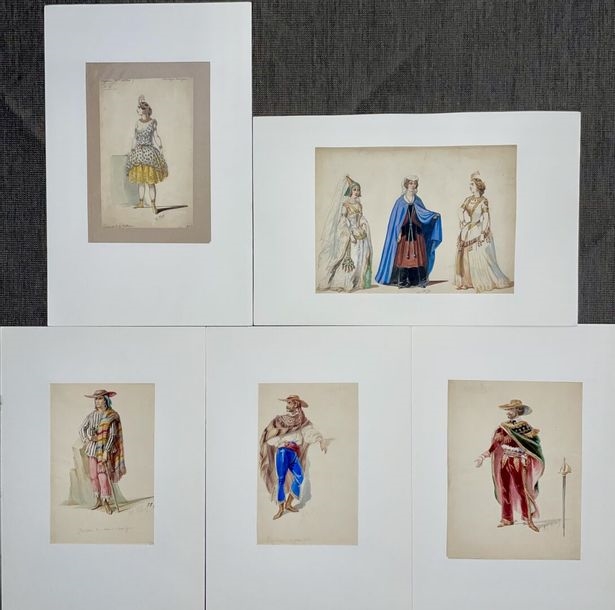 Albert Alfred | Set of five costume projects | MutualArt