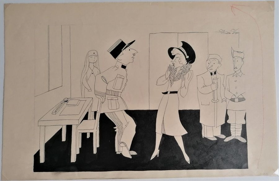 André Foy | Set of press drawings | MutualArt