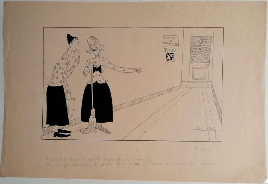 André Foy | Set of press drawings | MutualArt