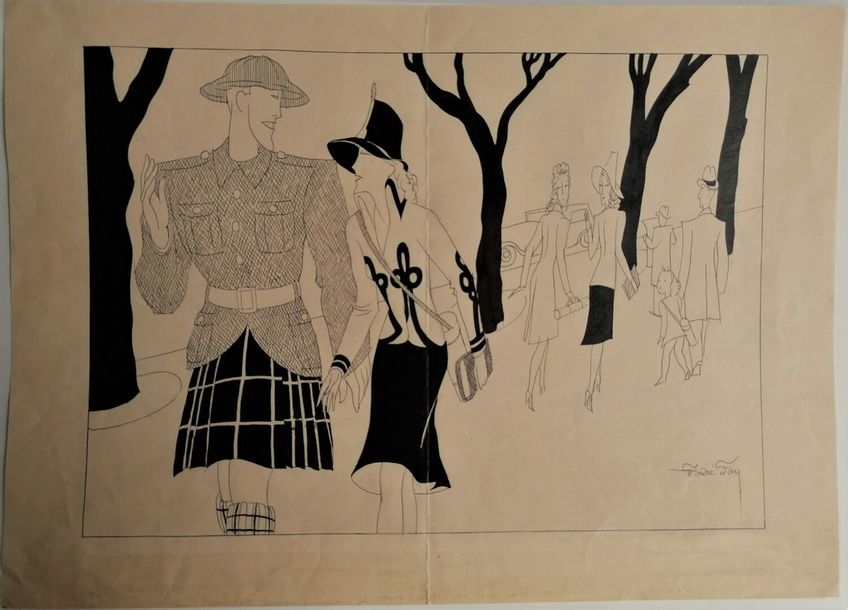 André Foy | Set of press drawings | MutualArt