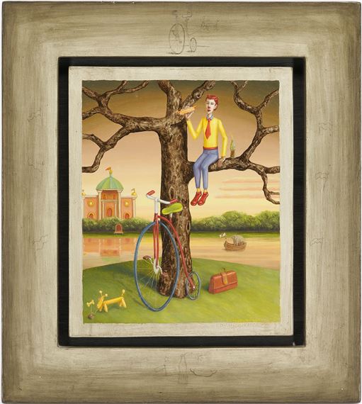 Charles Keiger | Charles Keiger Oil on Panel Fantasy Painting (2005 ...