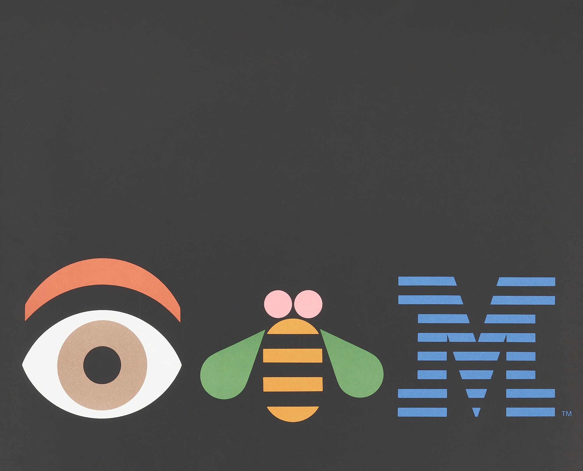 Paul Rand | Paul Rand IBM Rebus Poster | MutualArt
