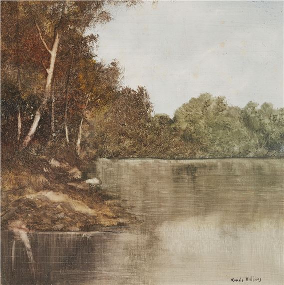Ron Williams | Pair of Early Ron Williams Landscape Paintings | MutualArt