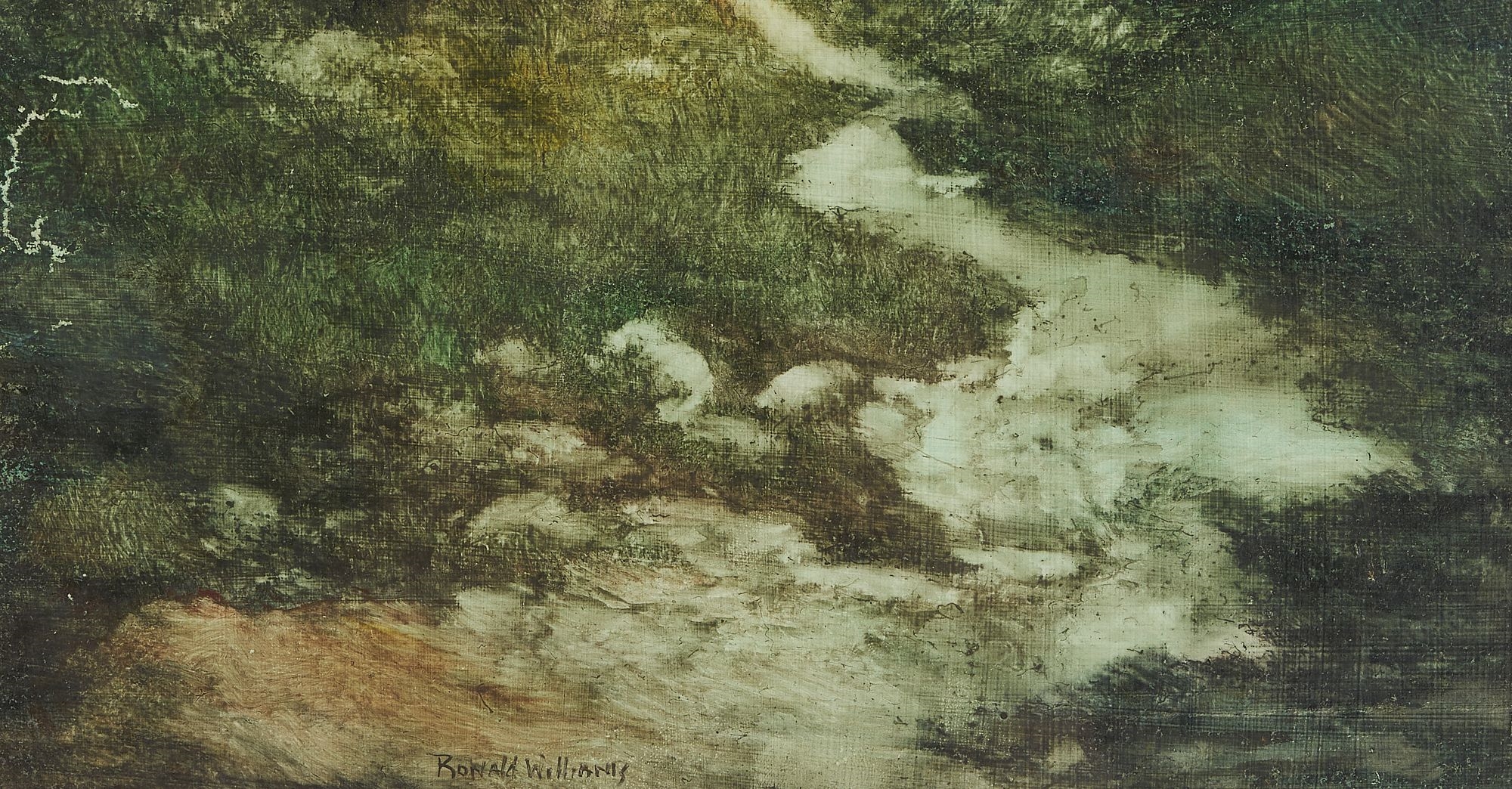 Ron Williams | Pair of Early Ron Williams Landscape Paintings | MutualArt