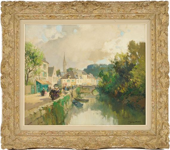 Georges Charles Robin | Georges Charles Robin O/C Pont-Aven Finistere ...