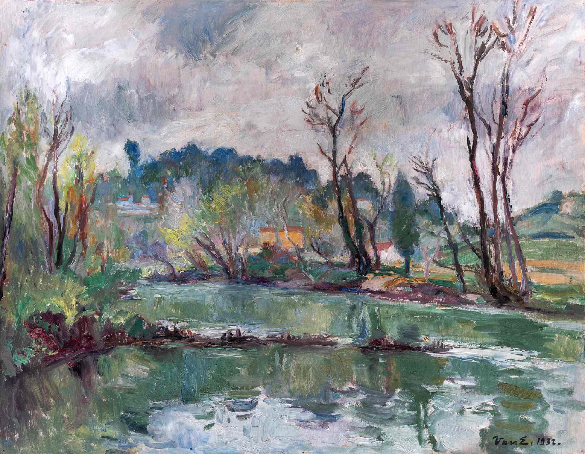 Elemér Vass | Szürke táj (1932) | MutualArt