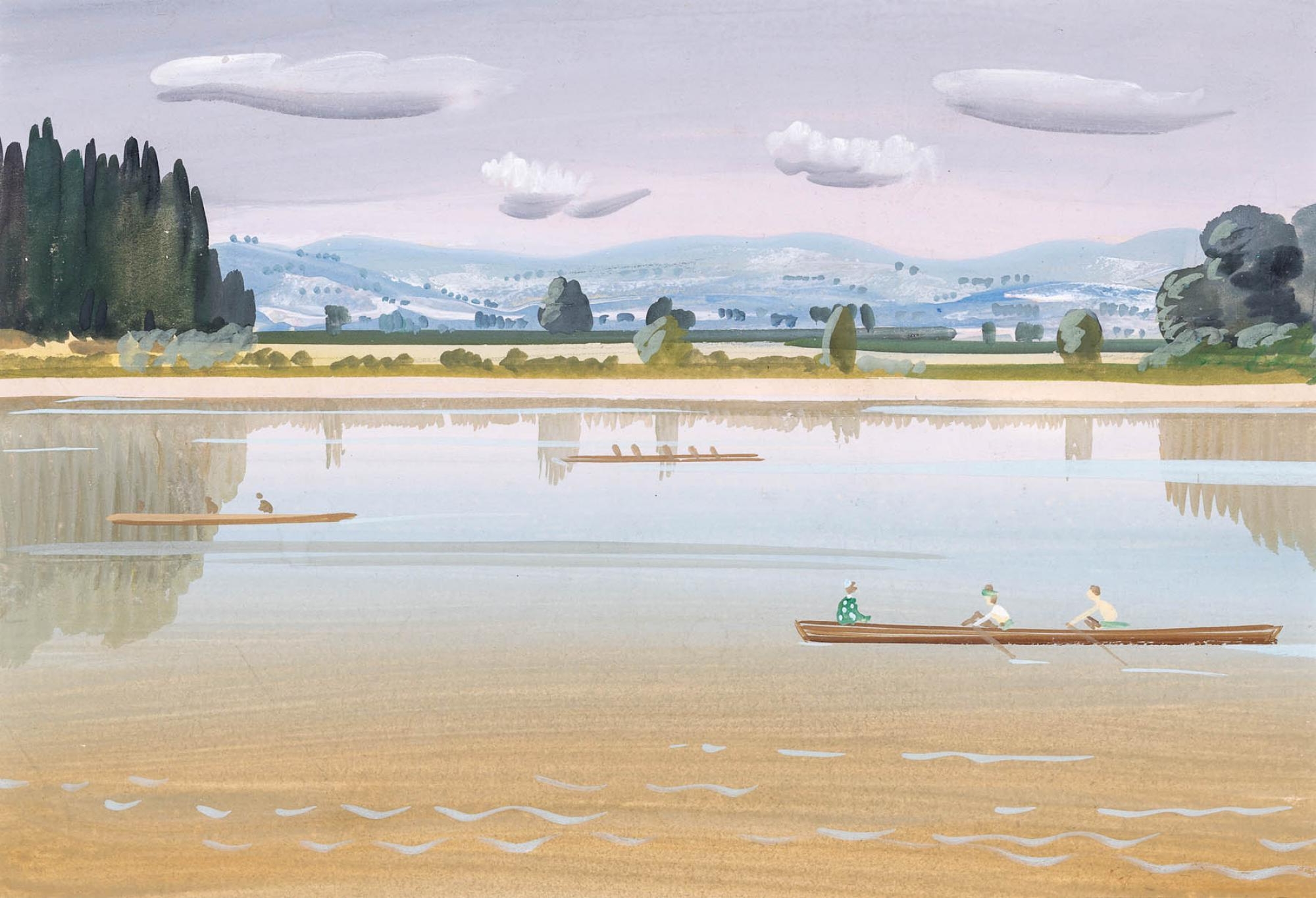 C. Pál Molnár | Dunai táj | MutualArt