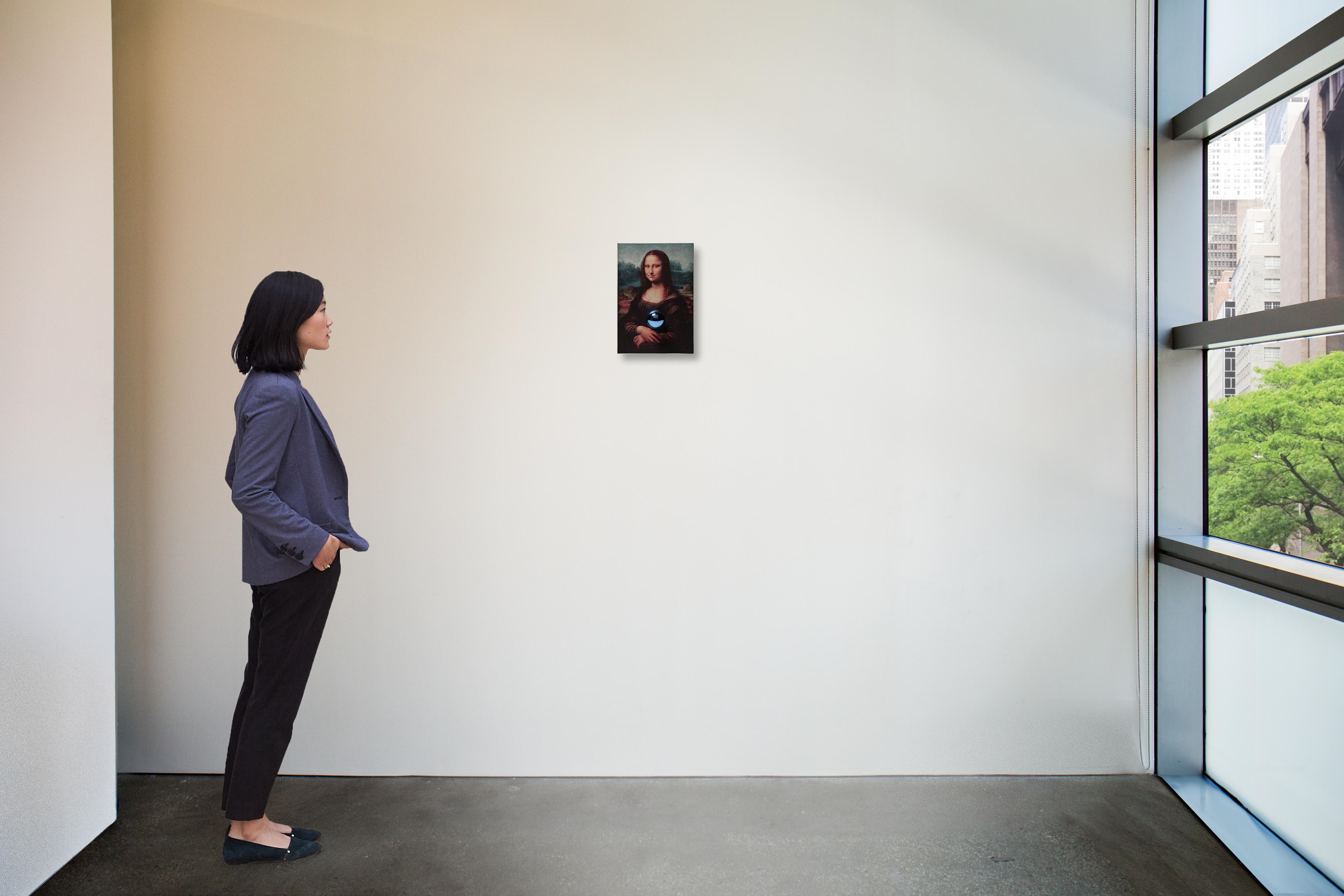 Eric Doeringer | Jeff Koons (Mona Lisa Gazing Ball) (2020) | MutualArt
