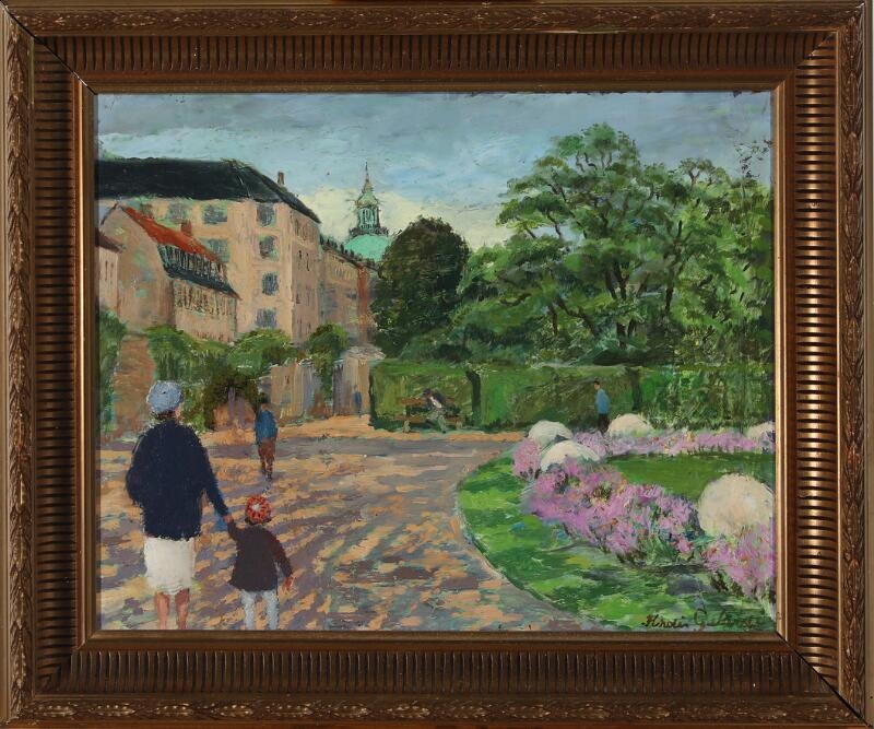 Herdis Gelardi | Park scenery | MutualArt