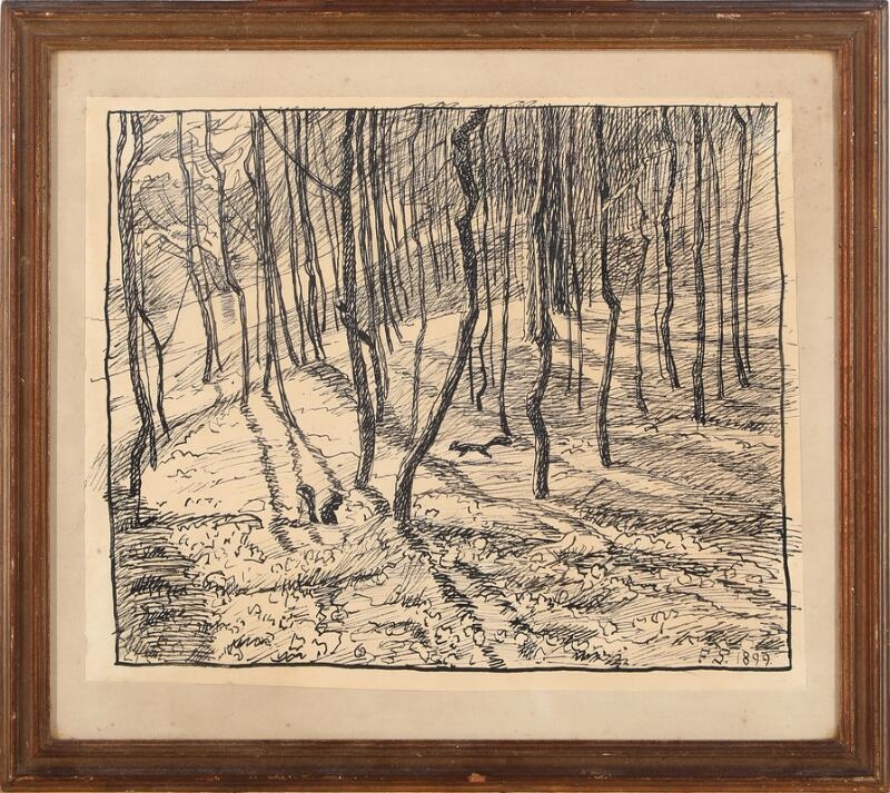 Fritz Syberg | Blomstrende skovbund (1899) | MutualArt