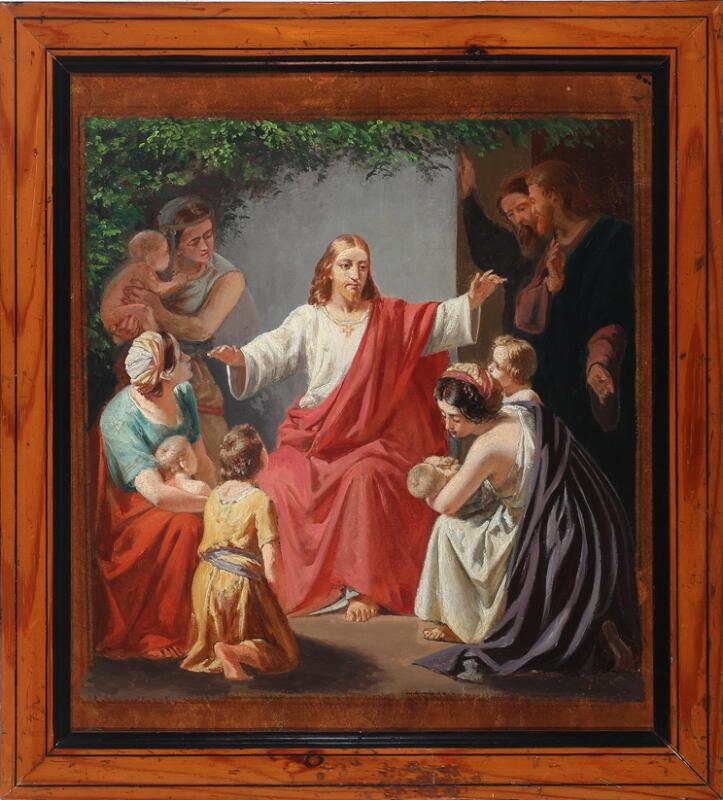 August Carl Vilhelm Thomsen | Christ blessing the little children ...