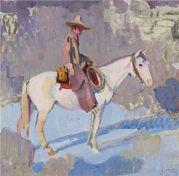 W. Herbert Dunton | The Horse Rustler | MutualArt
