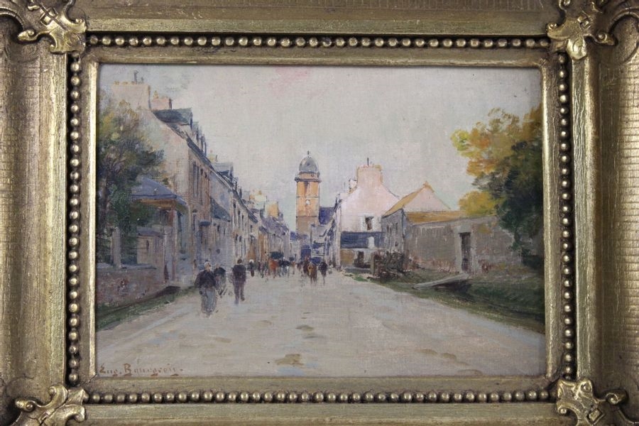 Eugène Bourgeois | Animated city view | MutualArt