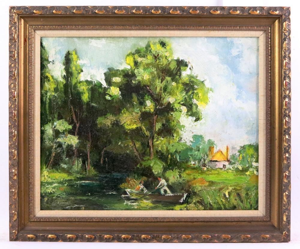 Anthony Thieme | Riverscape with Cottage | MutualArt