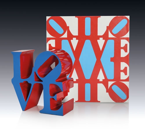 Robert Indiana | Love Blue | MutualArt