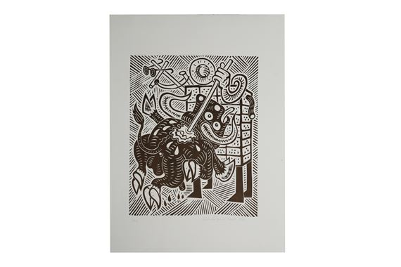 Richard Mock | Four scenes of a bullfight (1991) | MutualArt