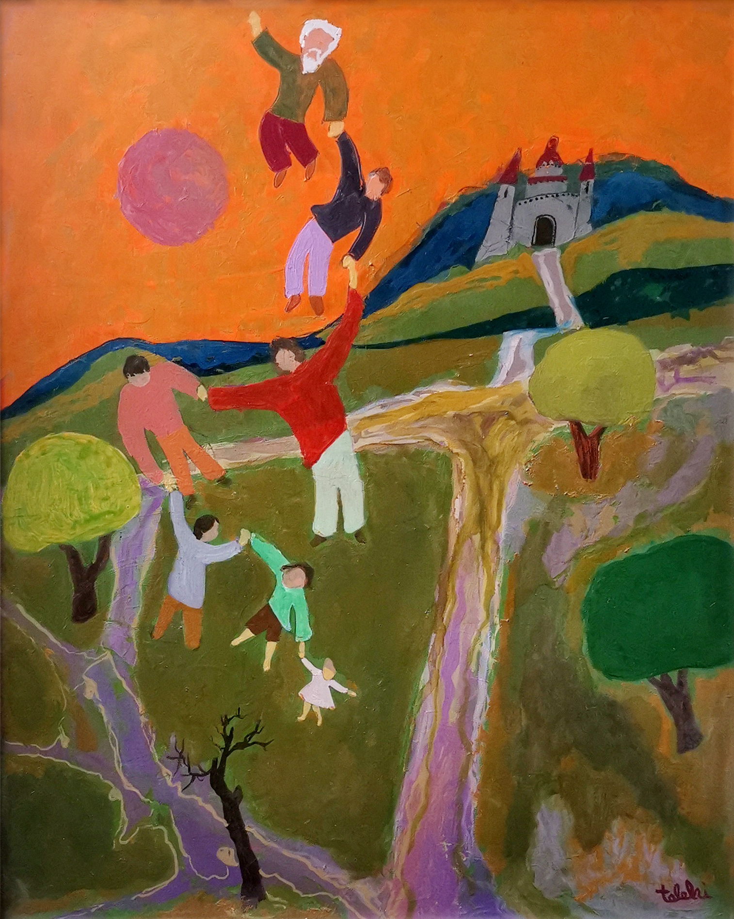 André Teleki | La ronde des âges (1971) | MutualArt