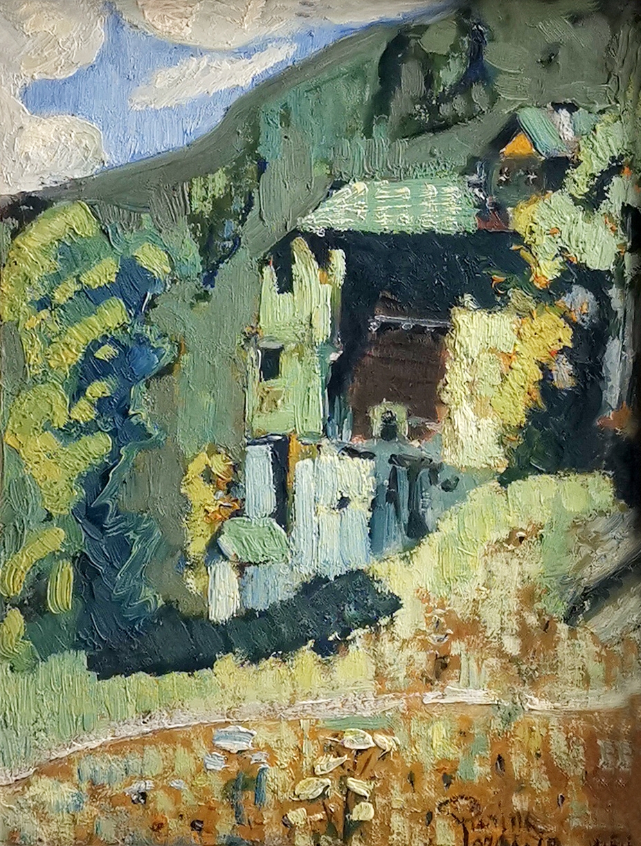 André Julien Prina | Chalet à la montagne (1915) | MutualArt