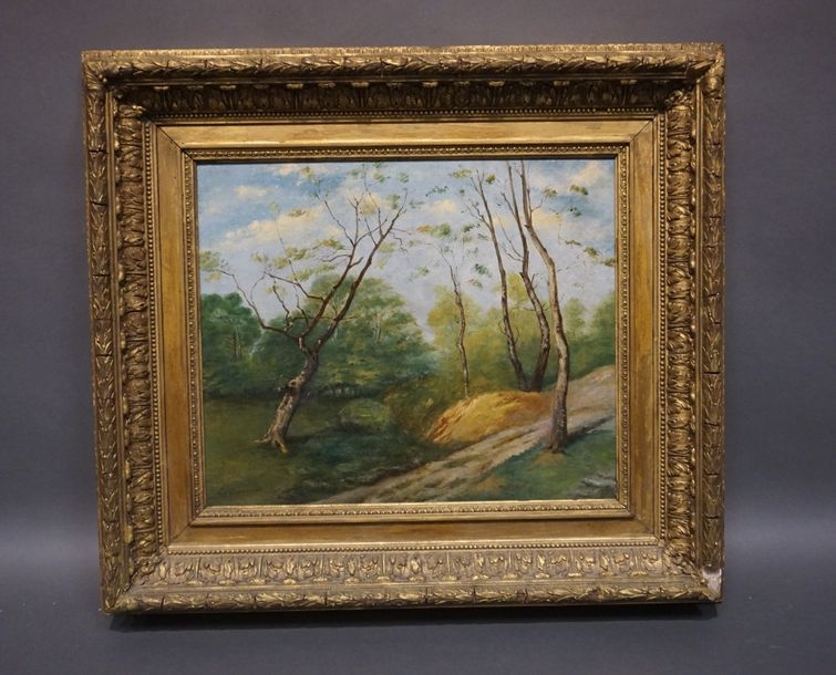 L. Simonnet | Chemin dans la forêt | MutualArt