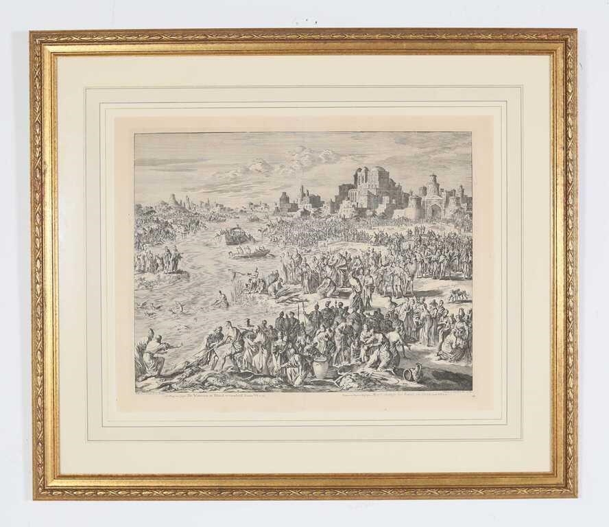 Jan Luyken | Johannes Luyken 2 Engravings 10 Plagues of Egypt (18th ...