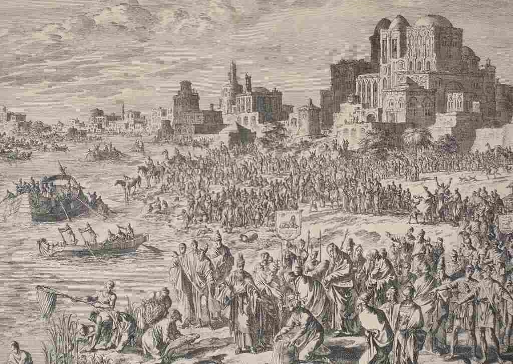 Jan Luyken | Johannes Luyken 2 Engravings 10 Plagues of Egypt (18th ...