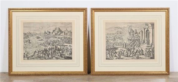 Jan Luyken | Johannes Luyken 2 Engravings 10 Plagues of Egypt (18th ...