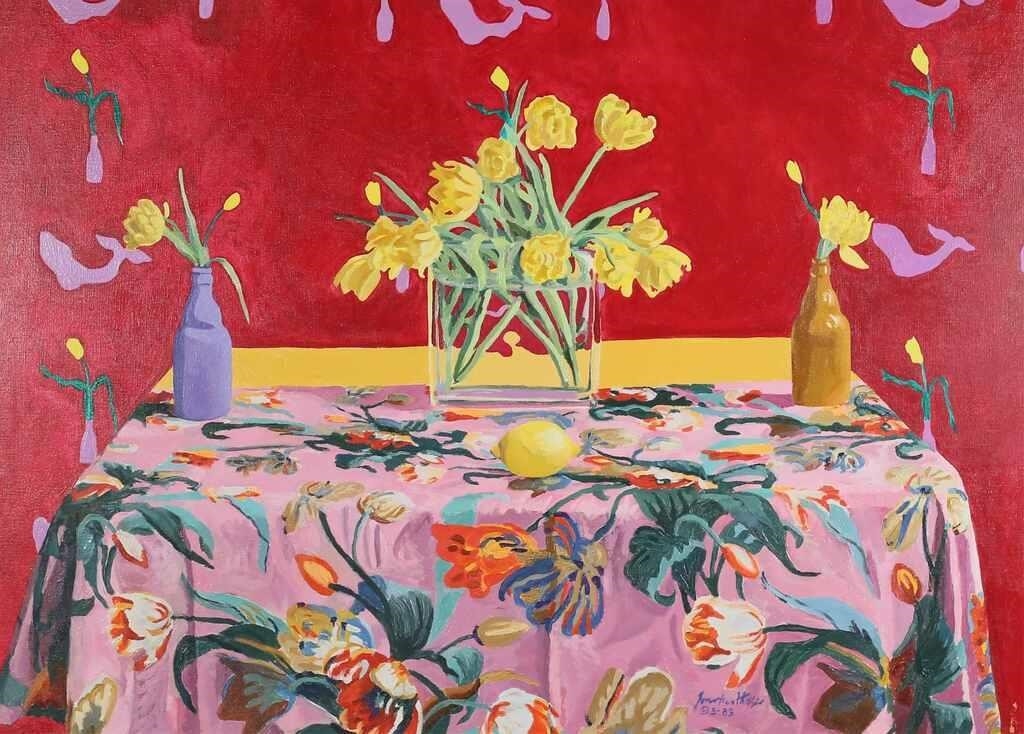 Jonathan Phllips | Jonathan Phillips Oil on Canvas Still Life (1989 ...