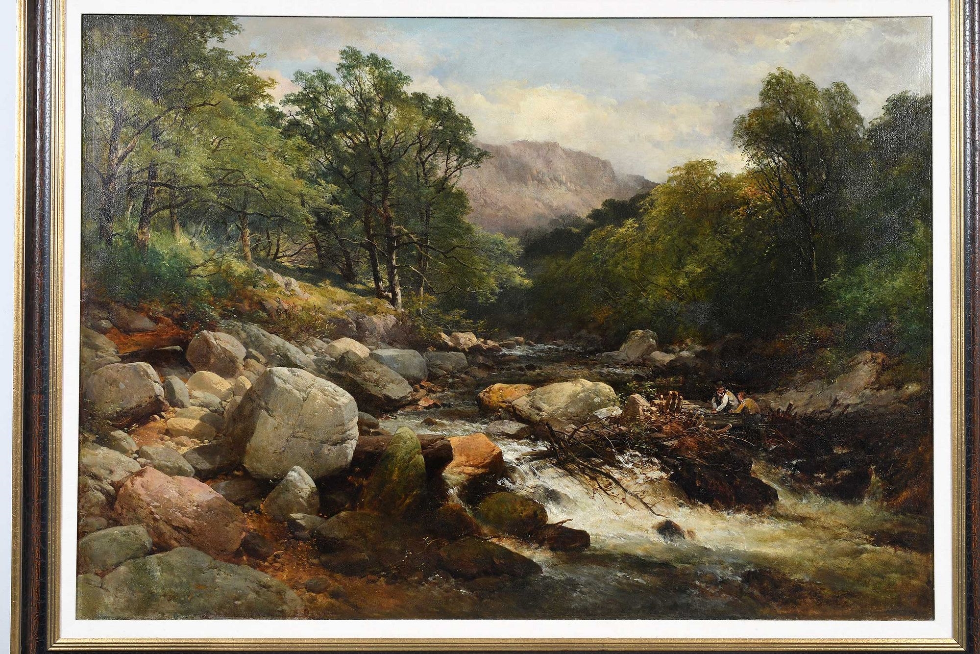 John Syer | Salmon Trap on the Conway | MutualArt