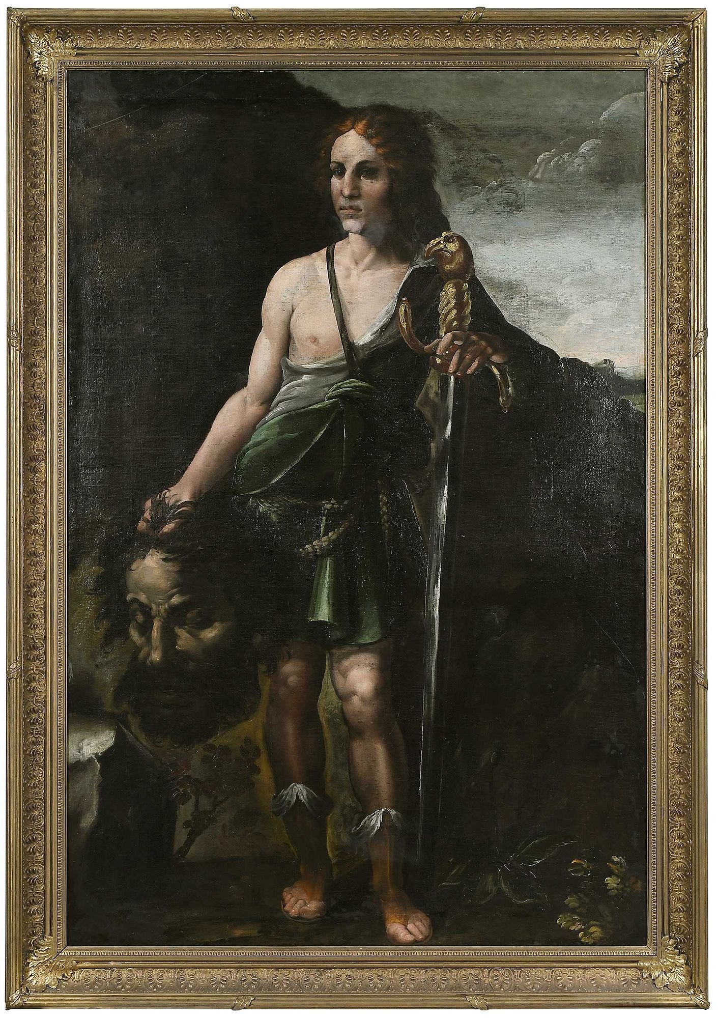 Giovanni Battista Caracciolo | David with the Head and Sword of Goliath ...