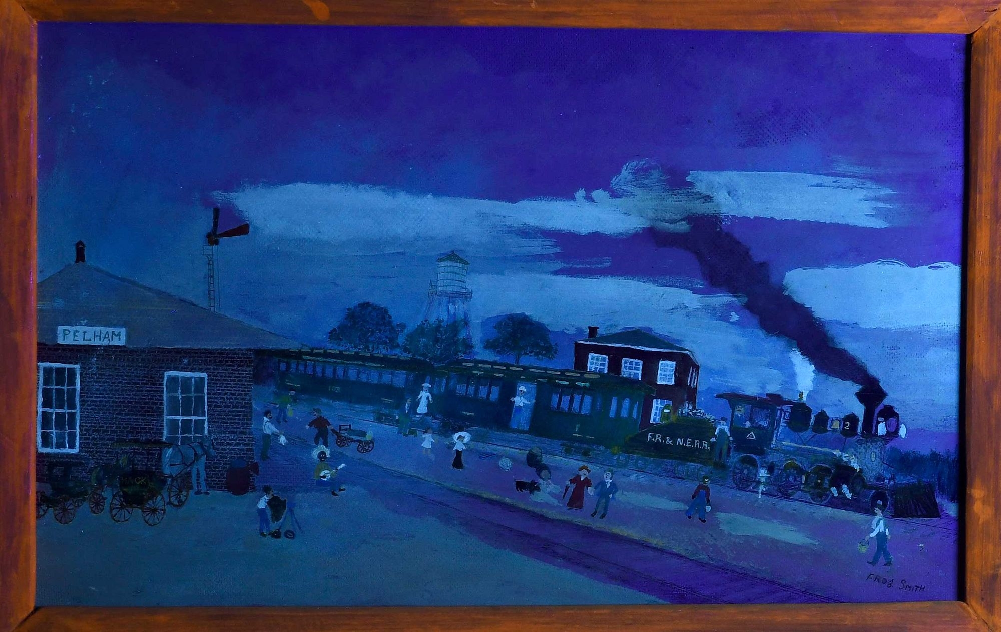 Frog Smith | Pelham Railroad Station in 1903 (1903) | MutualArt
