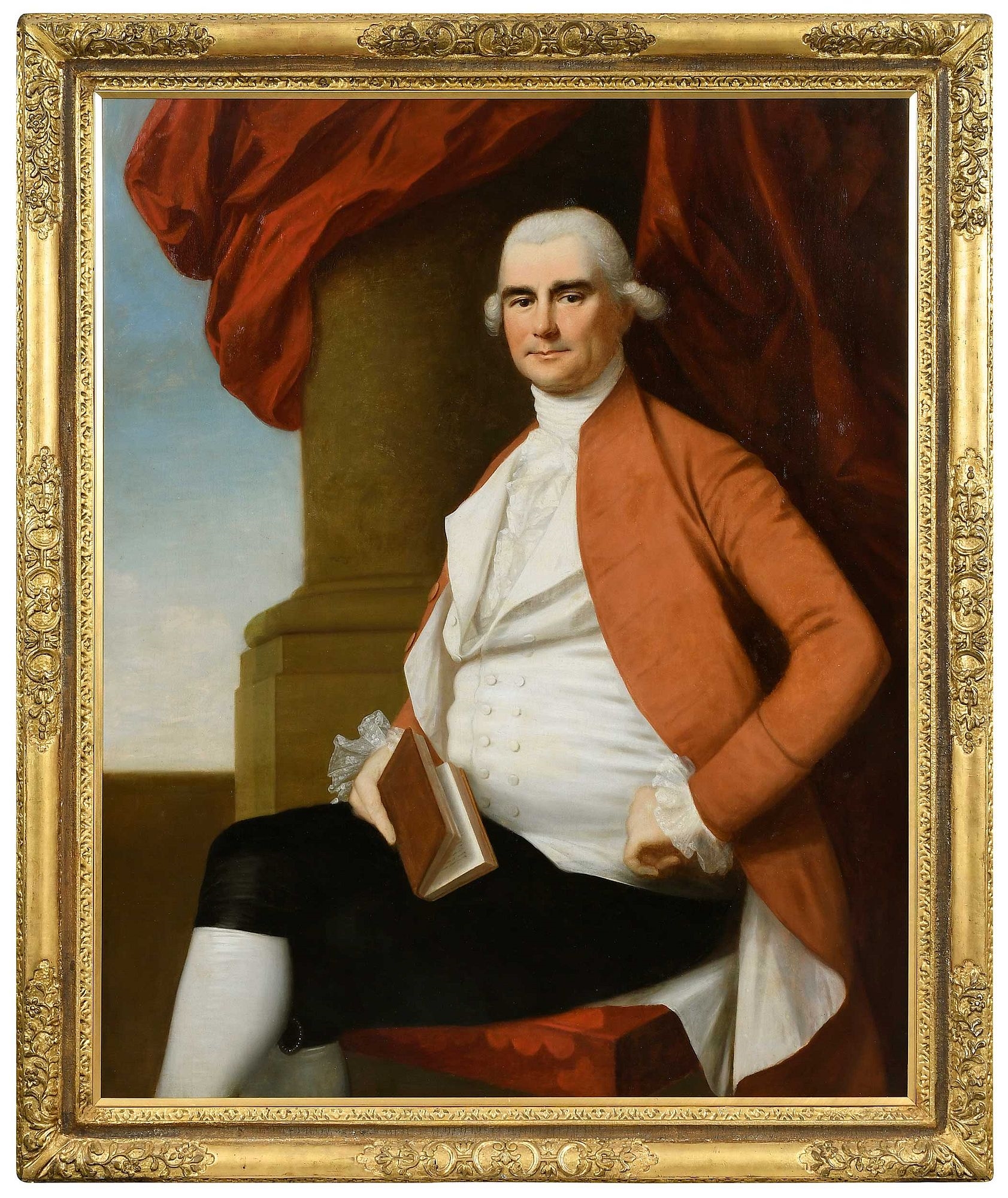 John Singleton Copley | Portrait of Gentleman with a Book (Circa 1780) | MutualArt