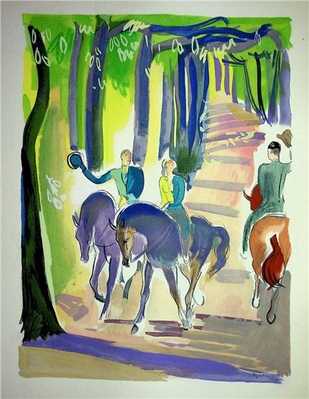 Milivoj Uzelac | UZELAC Milivoj - Equitation : Ballade à cheval | MutualArt