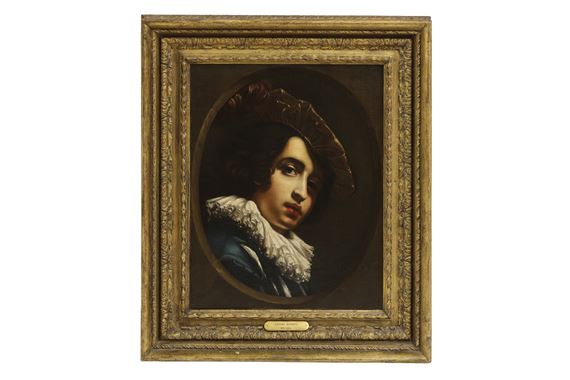 Cesare Dandini | Portrait of a young man head and shoulders wearing a ...