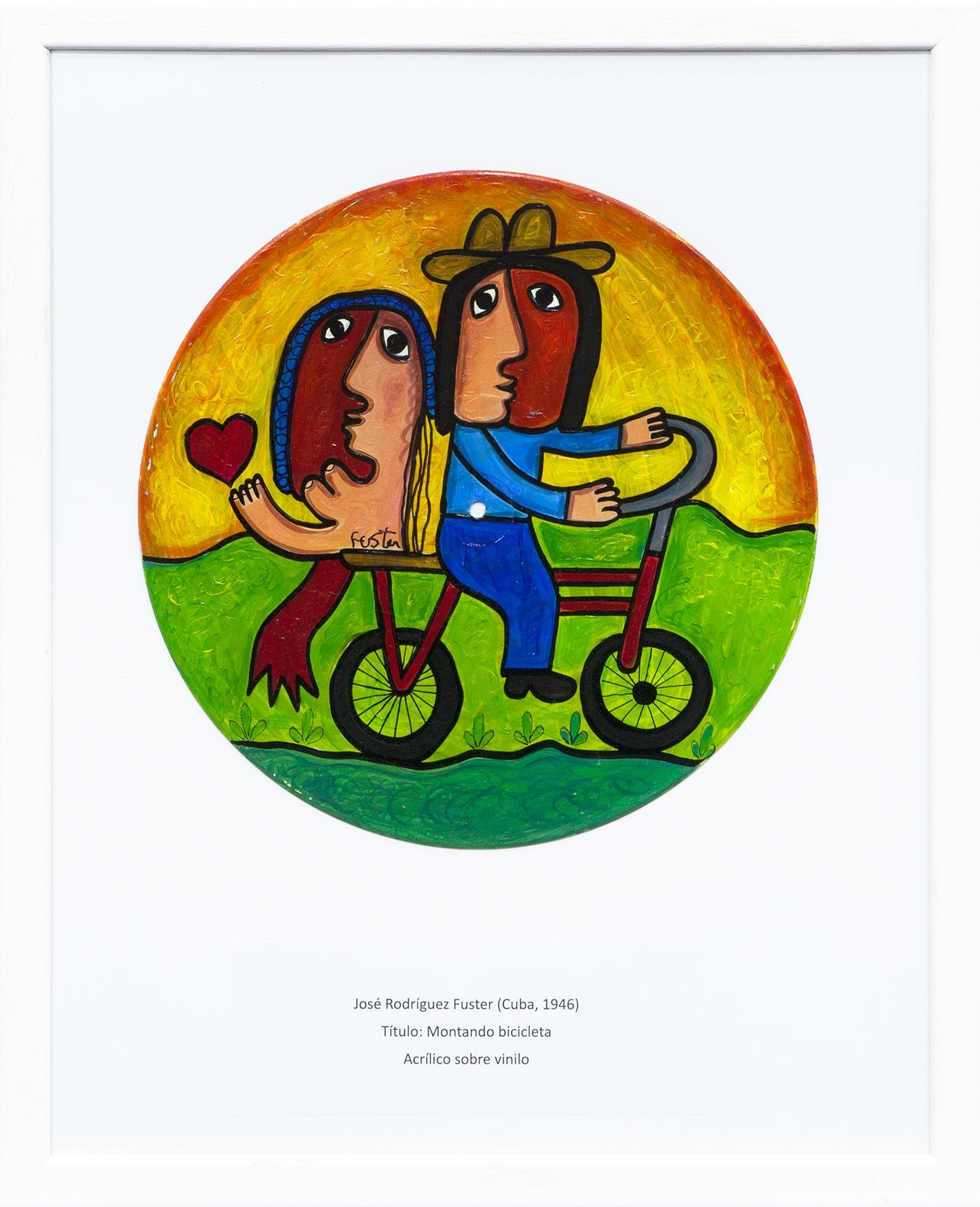 José Fuster | MONTANDO BICICLETA | MutualArt