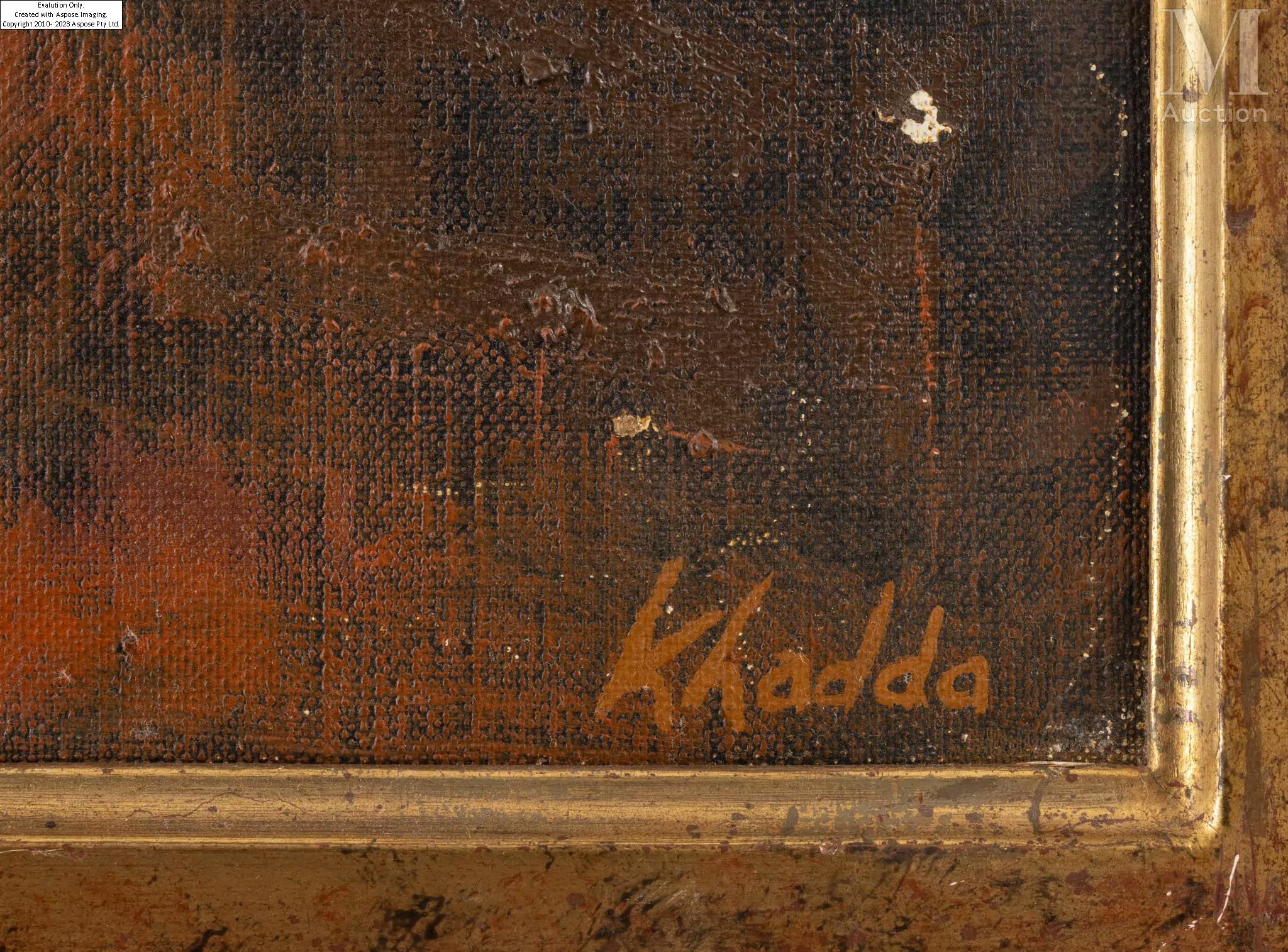 Mohammed Khadda | Mohamed KHADDA (1930-1991 Algérie) (1973) | MutualArt