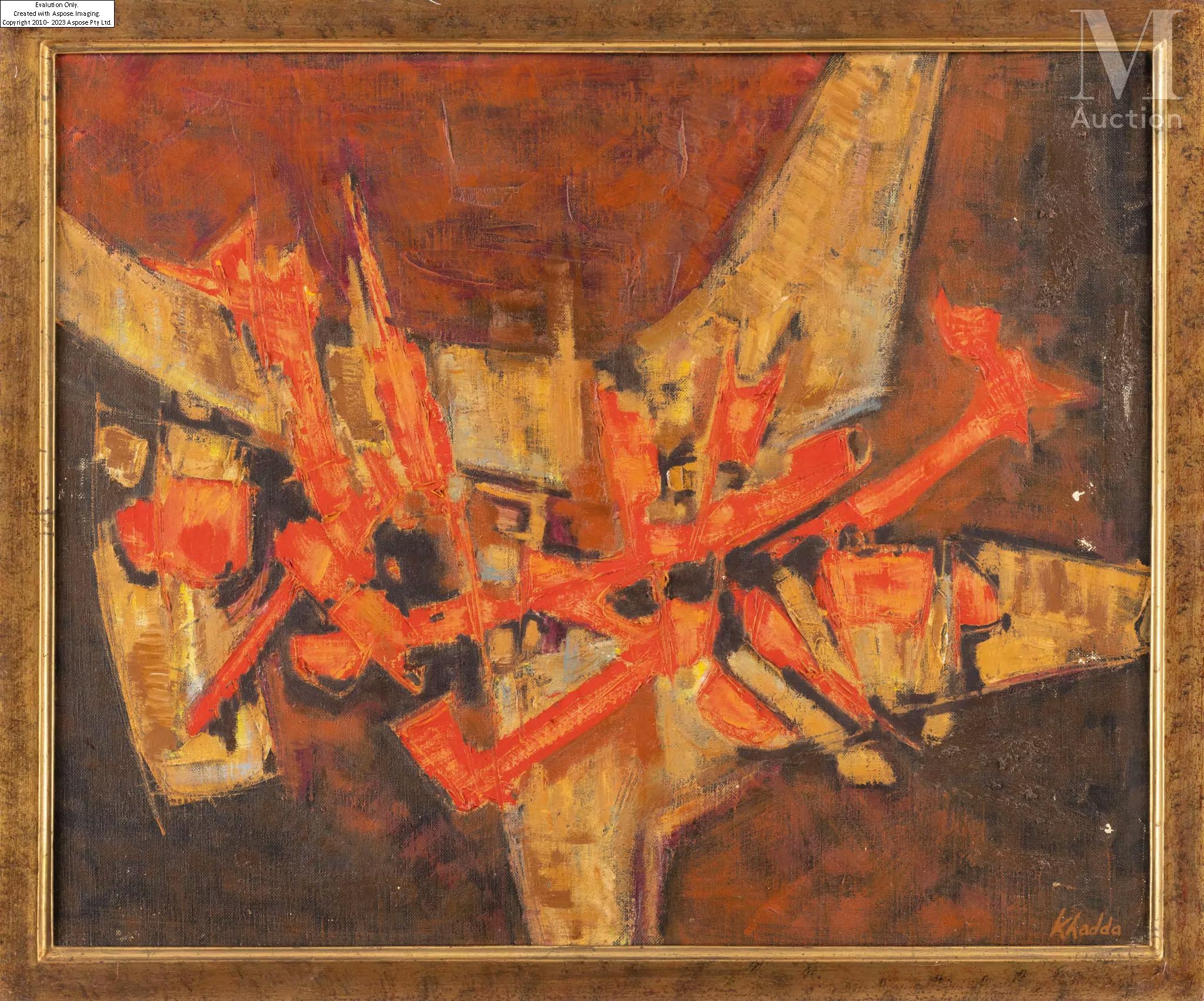 Khadda Mohammed | Mohamed KHADDA (1930-1991 Algérie) (1973) | Compare similar artworks | MutualArt