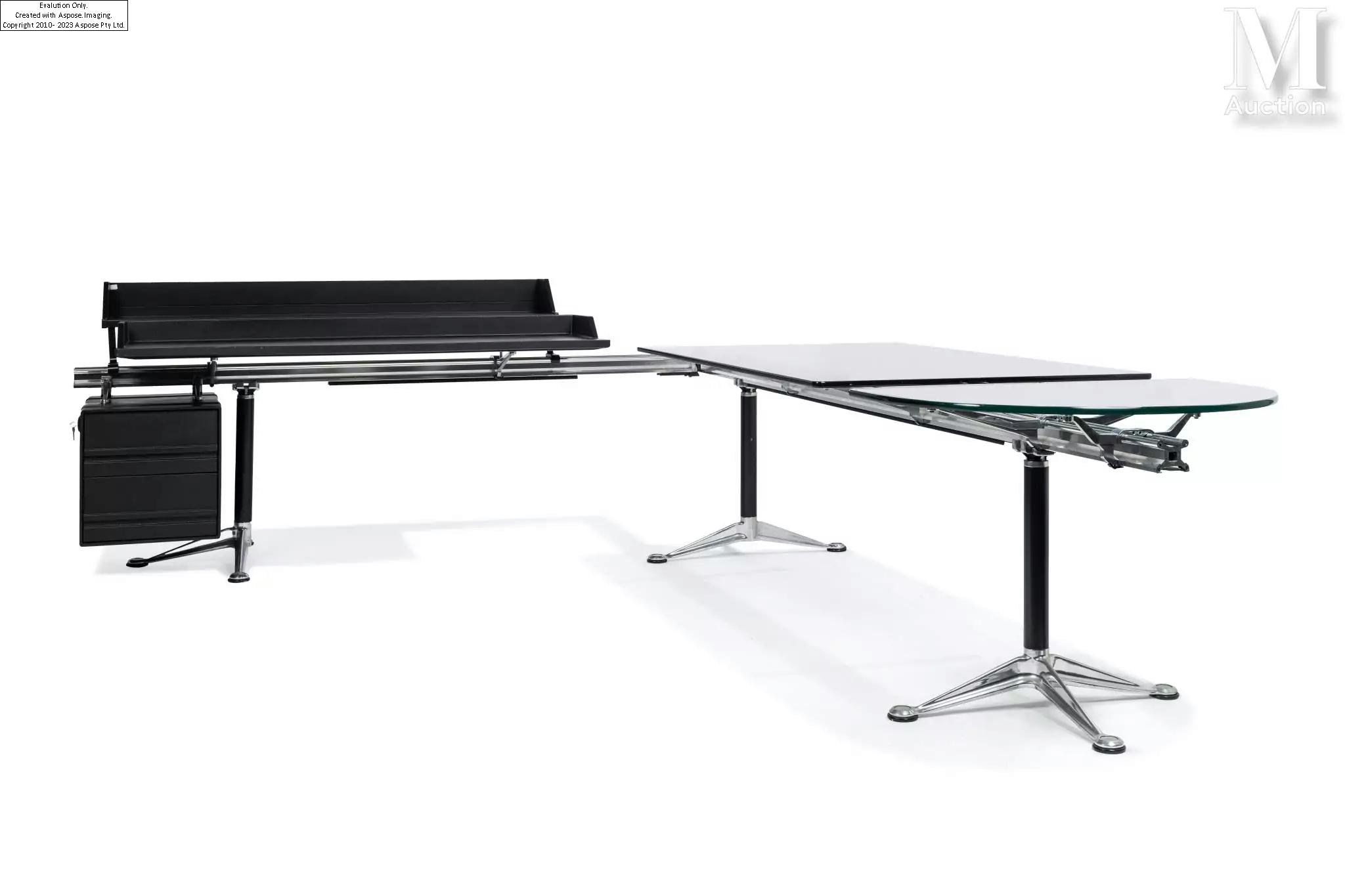 Bruce Burdick | Executive L-shaped desk (1980) | MutualArt