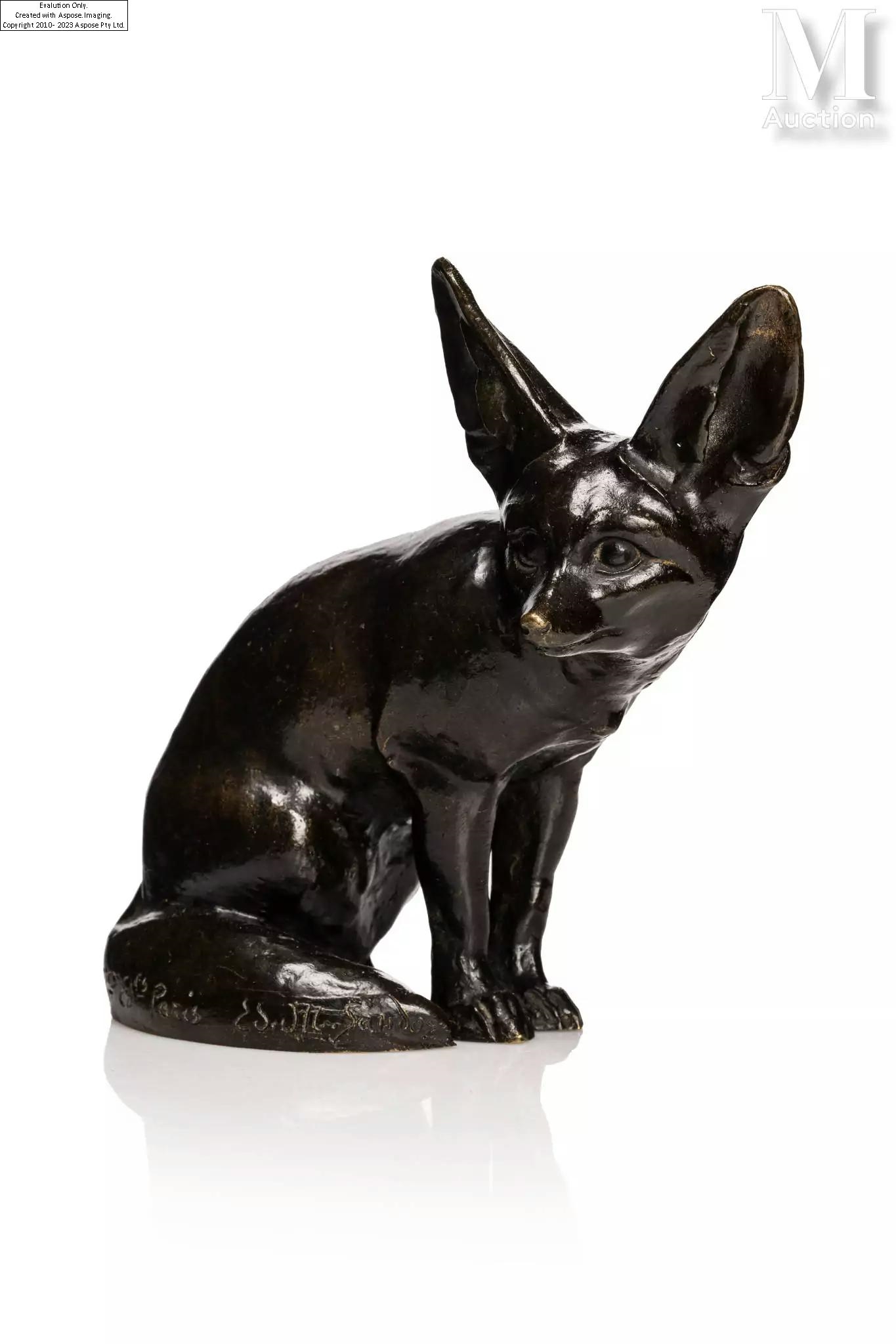 Edouard-Marcel Sandoz | Fennec assis | MutualArt