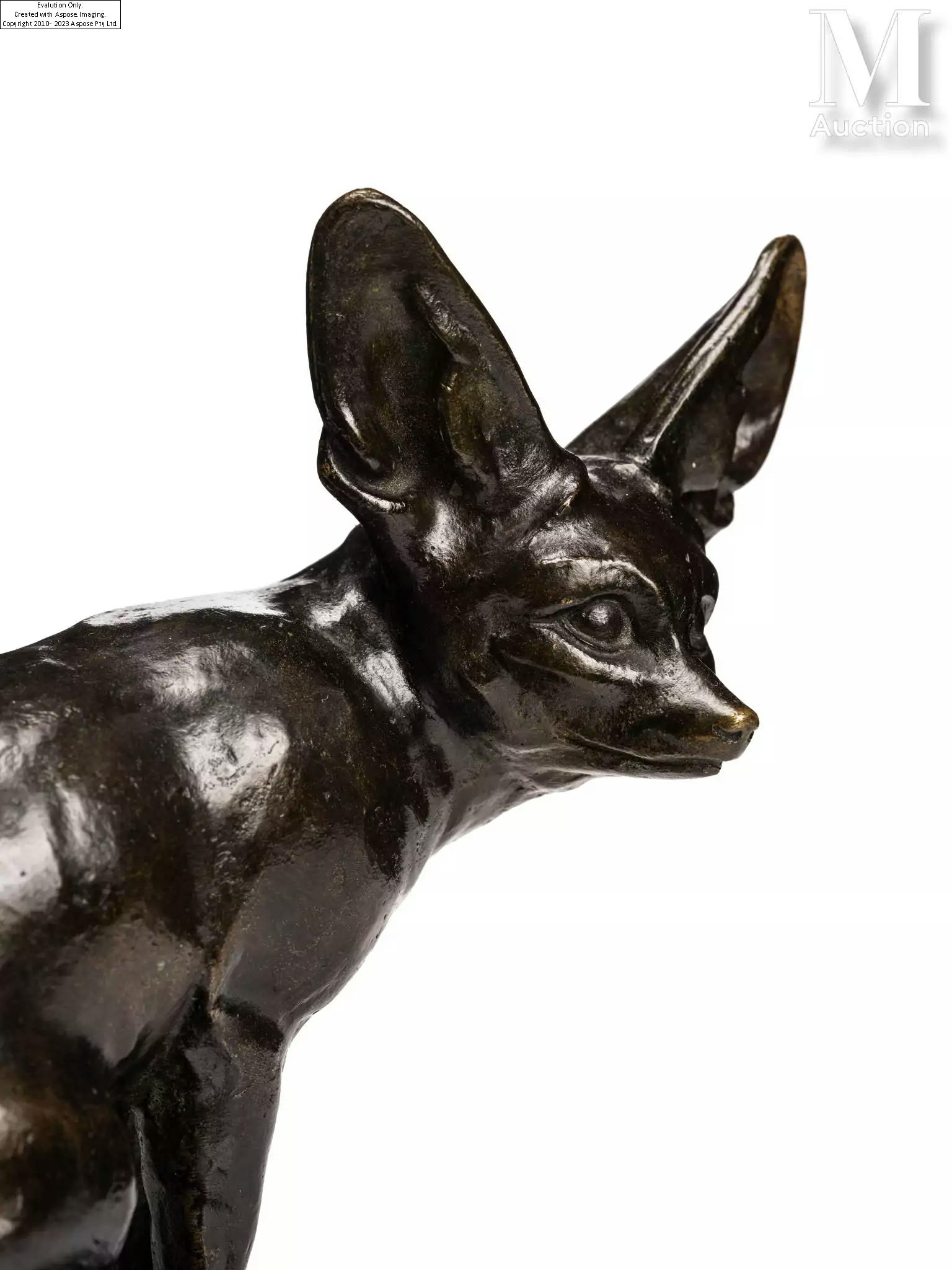 Edouard-Marcel Sandoz | Fennec assis | MutualArt
