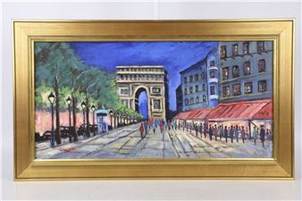 Gustav Stenberg | olja på duk | MutualArt