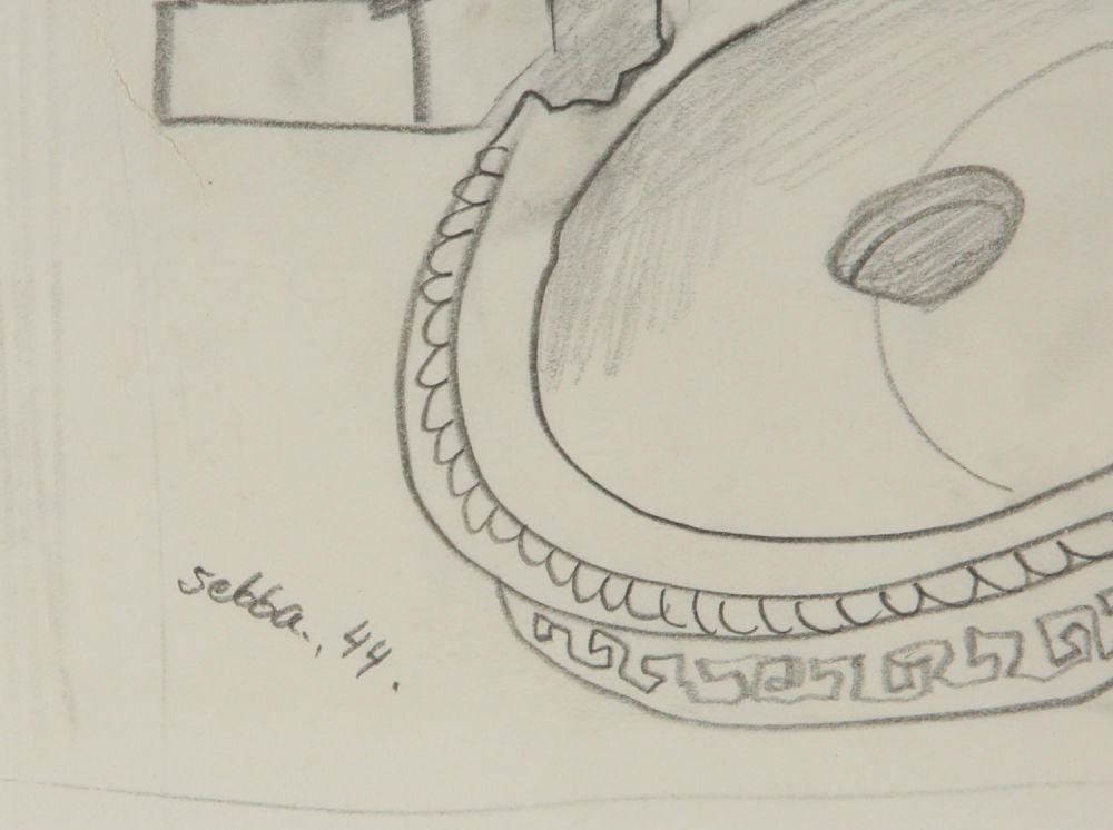 Shalom Sebba | Antiquities in Caesarea (1944) | MutualArt