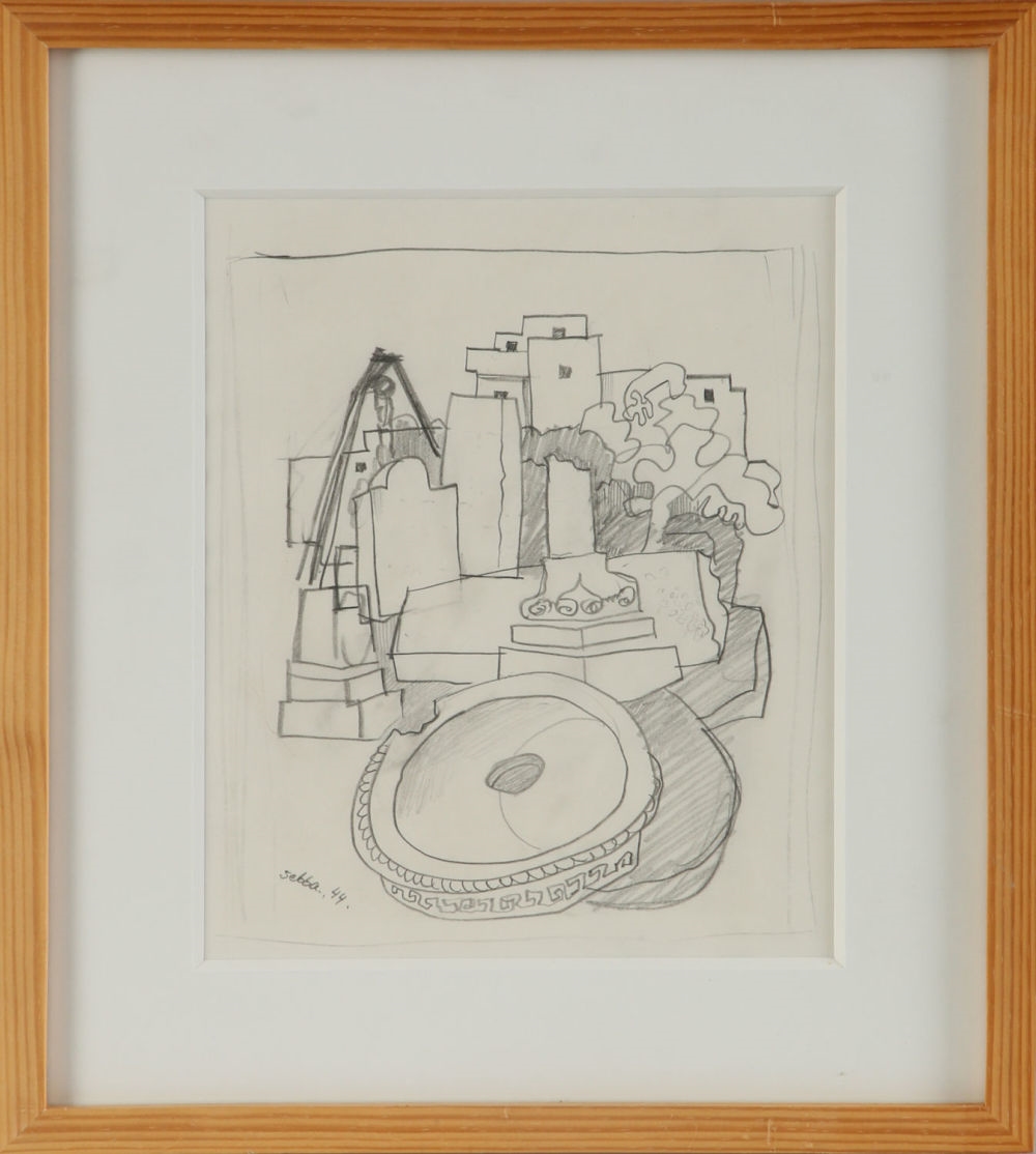 Shalom Sebba | Antiquities in Caesarea (1944) | MutualArt