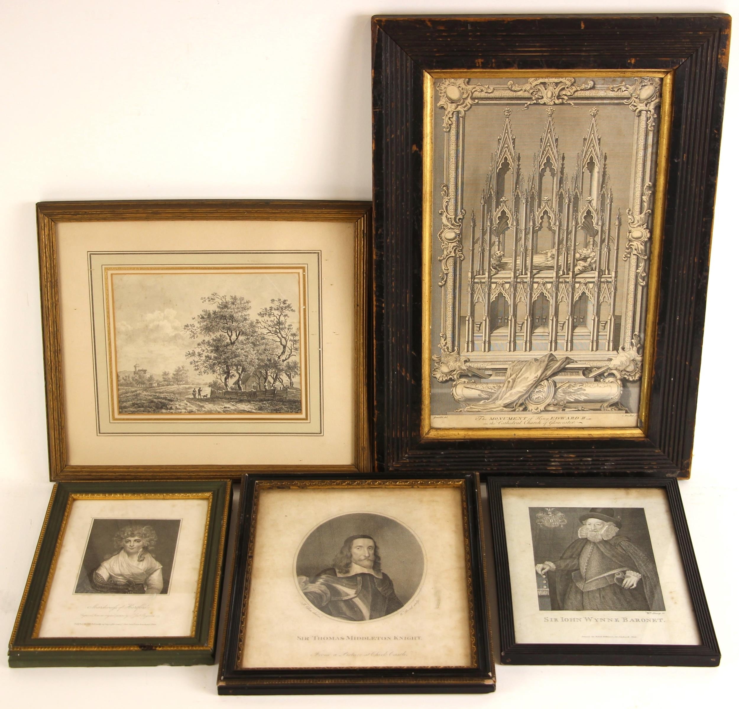 Hubert François Gravelot | The Monument Of King Edward II in the ...