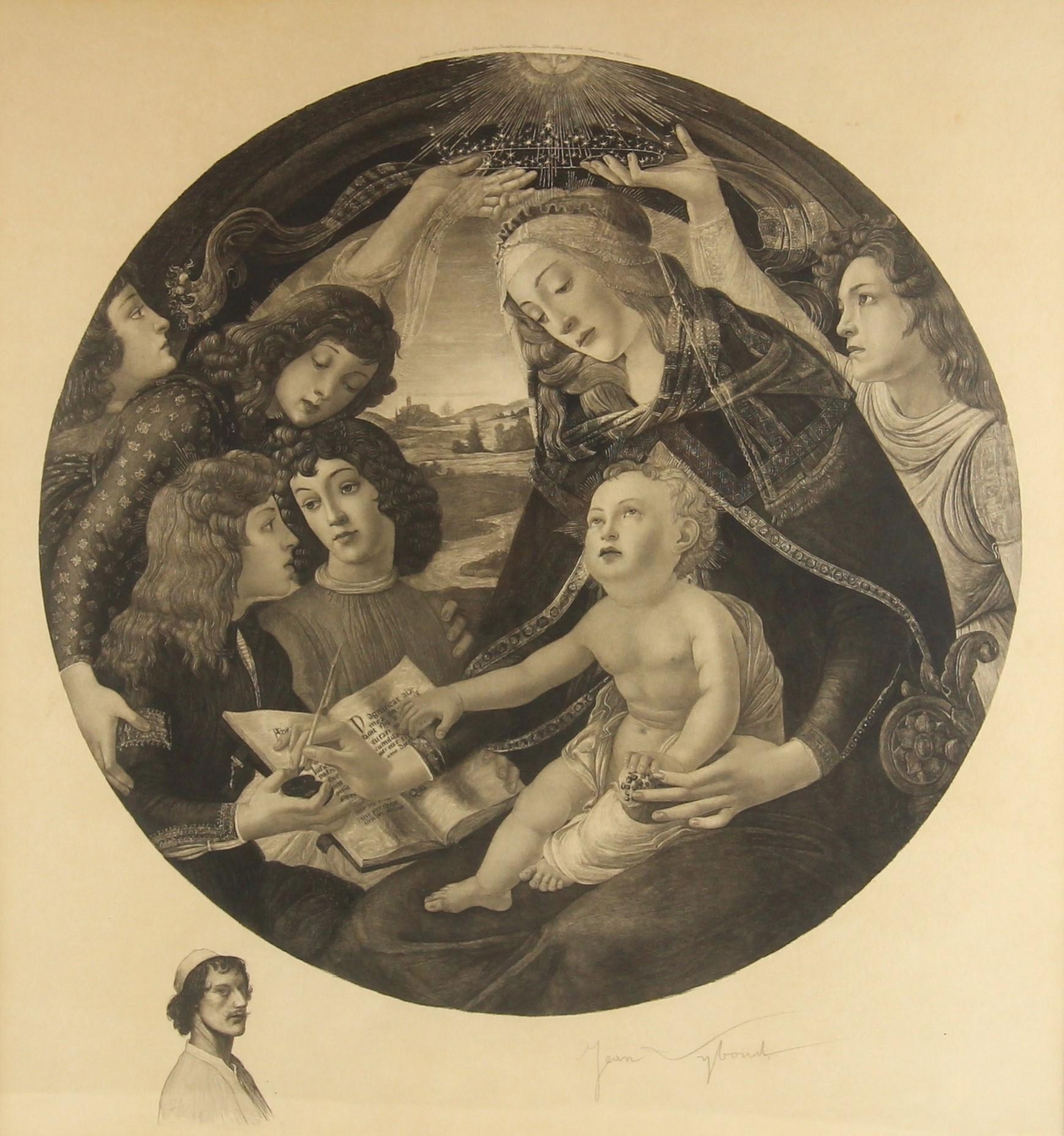 Sandro Botticelli | Madonna of the Magnificat (Circa 19th Century ...