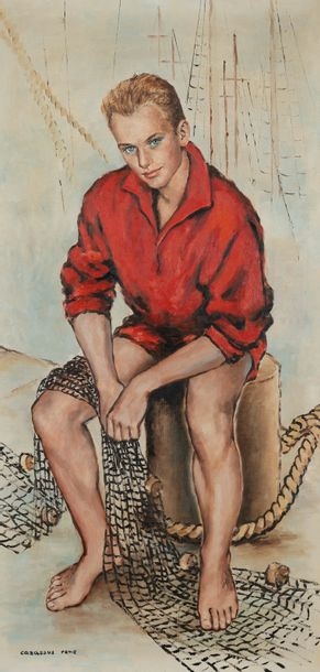 René Cazassus | Jeune pêcheur au filet | MutualArt
