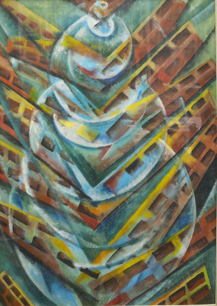 Mariano Fulvio | Mariano Fulvio Raniero Composizione futurista | MutualArt