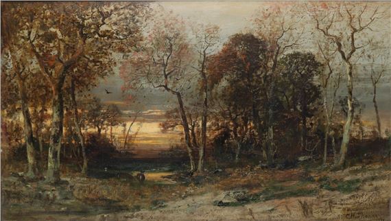 Christopher High Shearer | Forest Landscape (1885) | MutualArt